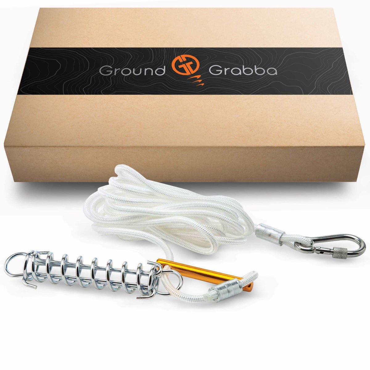Spring Loaded Guy Rope Tie Downs – GroundGrabba