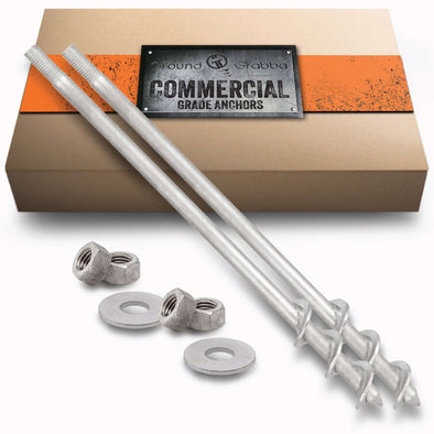 Screw in Tent Stakes & Ground Anchors | GroundGrabba